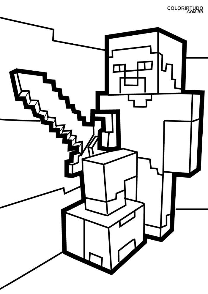 Espada De Minecraft Para Imprimir